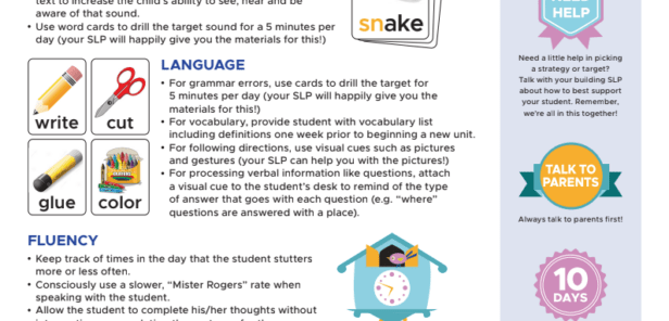 Communication RTI Strategies for Gen Ed Teachers