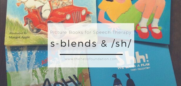 Picture Books for Speech Therapy: s-blends and sh sounds